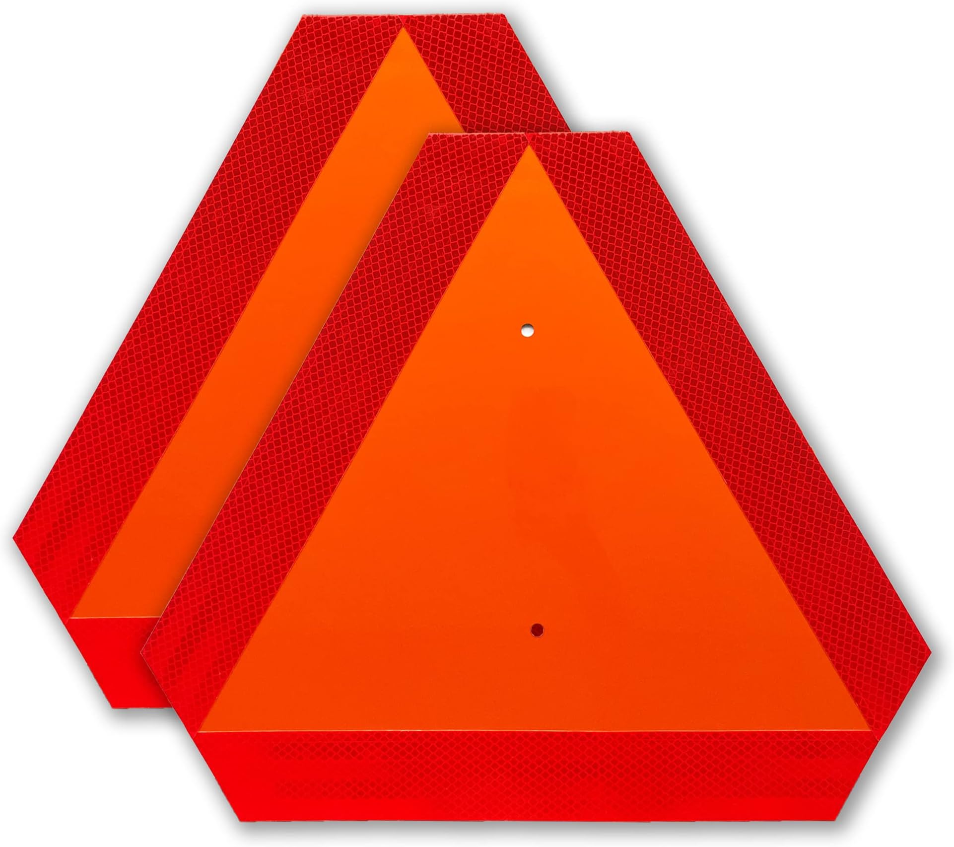 Amazon.com : 2 Pack Slow Moving Vehicle Triangle Sign, Plastic Farm ...