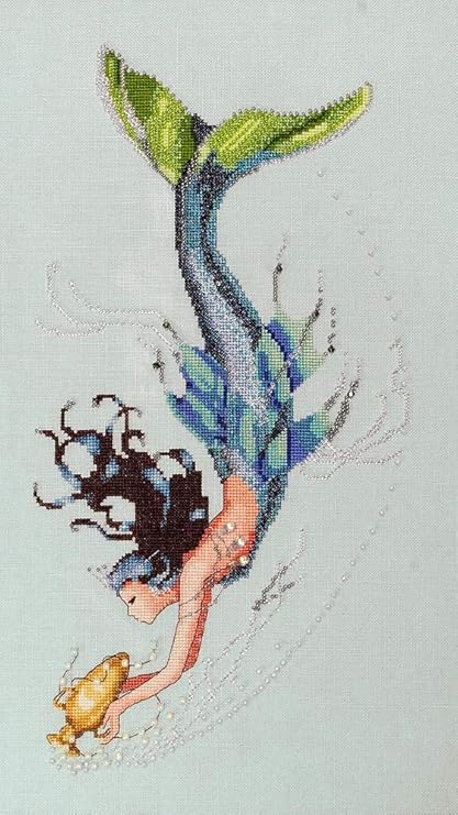Amazon.com: Mediterranean Mermaid - Cross Stitch Pattern : Arts, Crafts ...