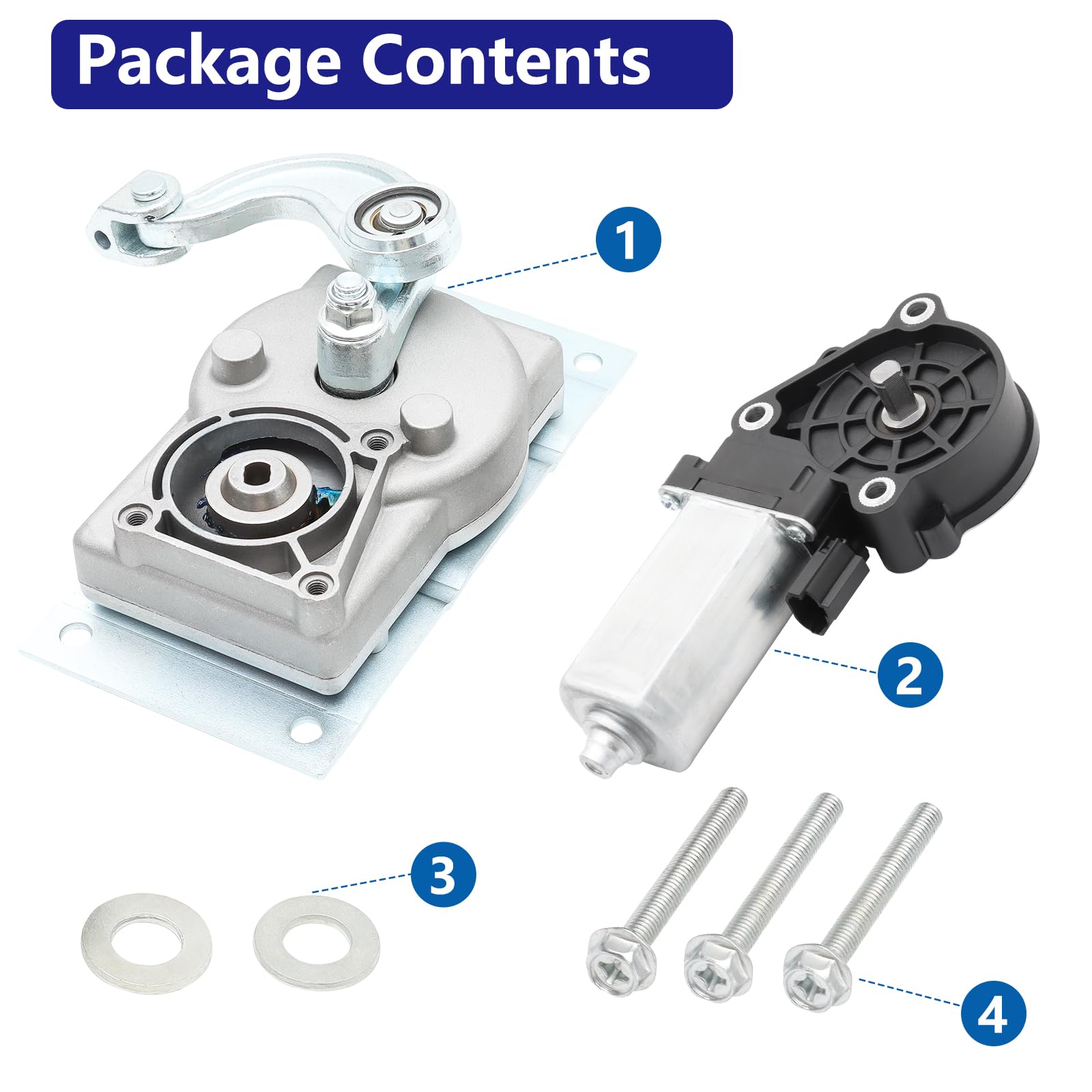 Snapklik.com : Keriolee 676061 RV Steps Motor Kit For Lippert Kwikee ...