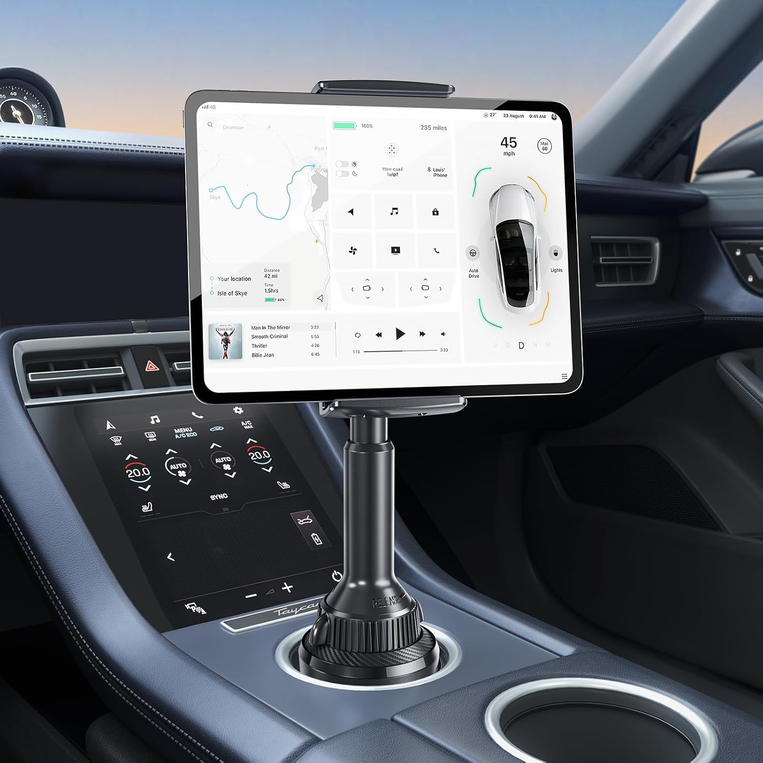 Amazon.com: APPS2Car Tablet Holder for Car, Car Tablet Mount with ...