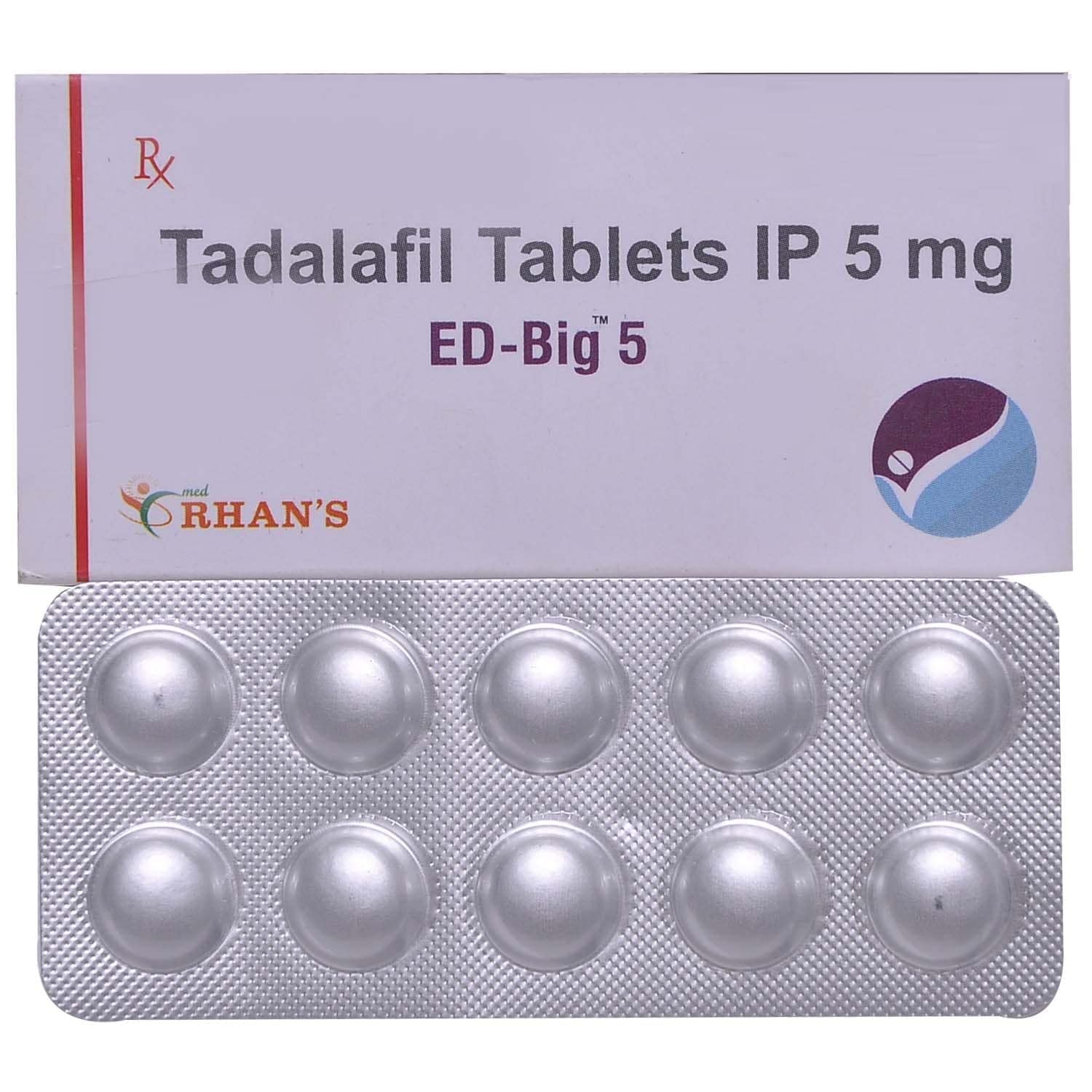 Buy Ed-Big 5mg - Strip of 10 s Online at desertcartINDIA