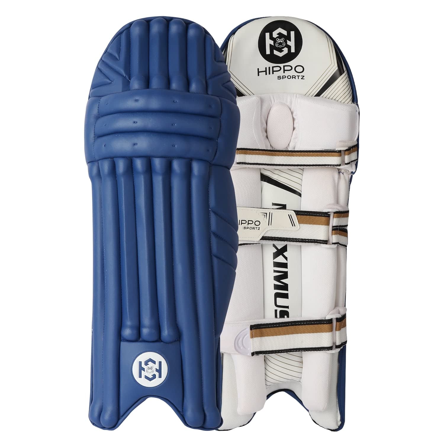 Buy HIPPO SPORTZ Cricket Maxmus Blue Batting Pad Righty | Batting Right ...
