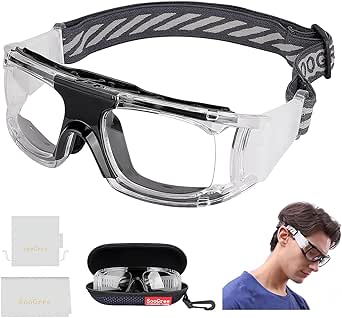 Amazon.com : SooGree Sports Goggles Racquetball Glassess Basketball ...