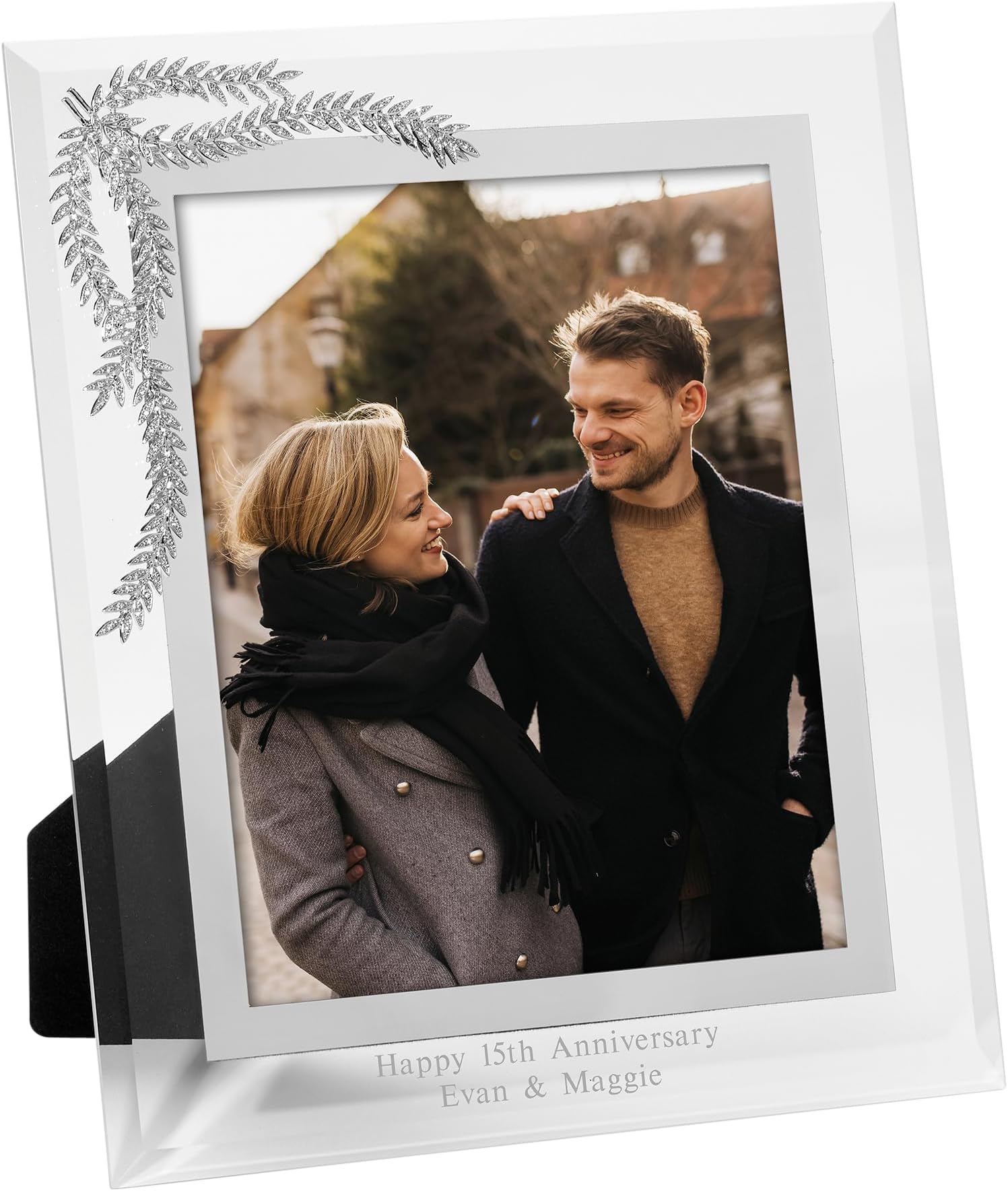 Amazon.com - THINGS REMEMBERED Engraved Silver 8x10 Wedding Glass Photo ...