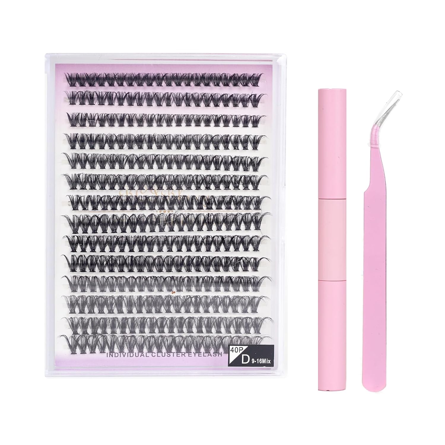 Amazon.com: BCIBhucy Lash Clusters Kit 280 Clusters Individual Lashes ...