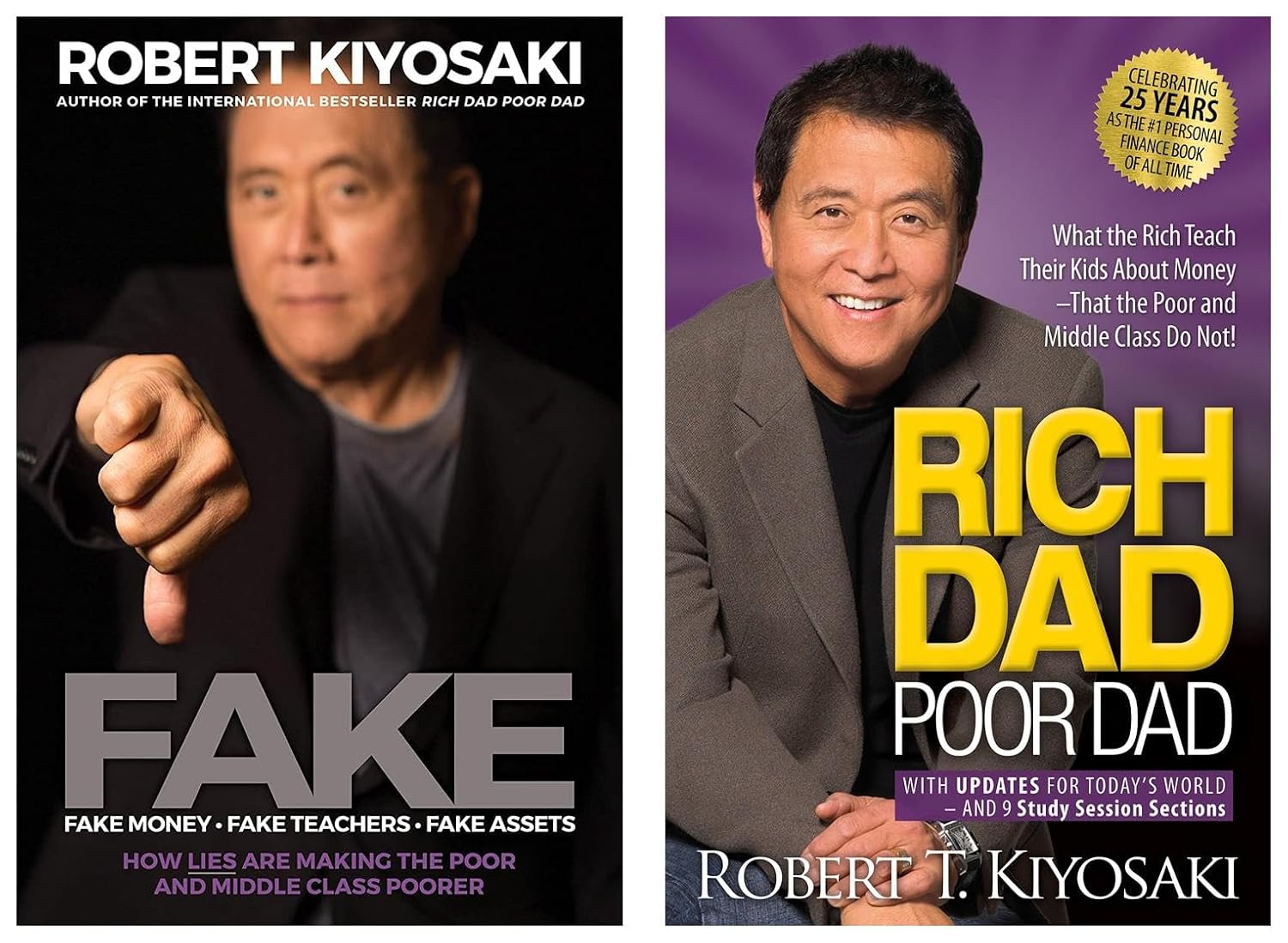 Buy Rich Dad Poor Dad & FAKE: Fake Money, Fake Teachers, Fake Assets ...