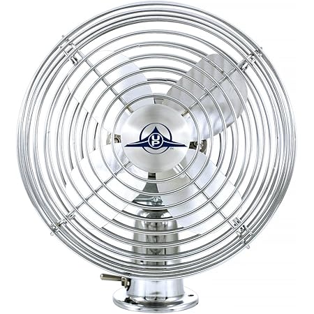 Amazon.com: MVP 12 Volt All Metal Dash Fan 6" Dia. Blade - PF12M ...