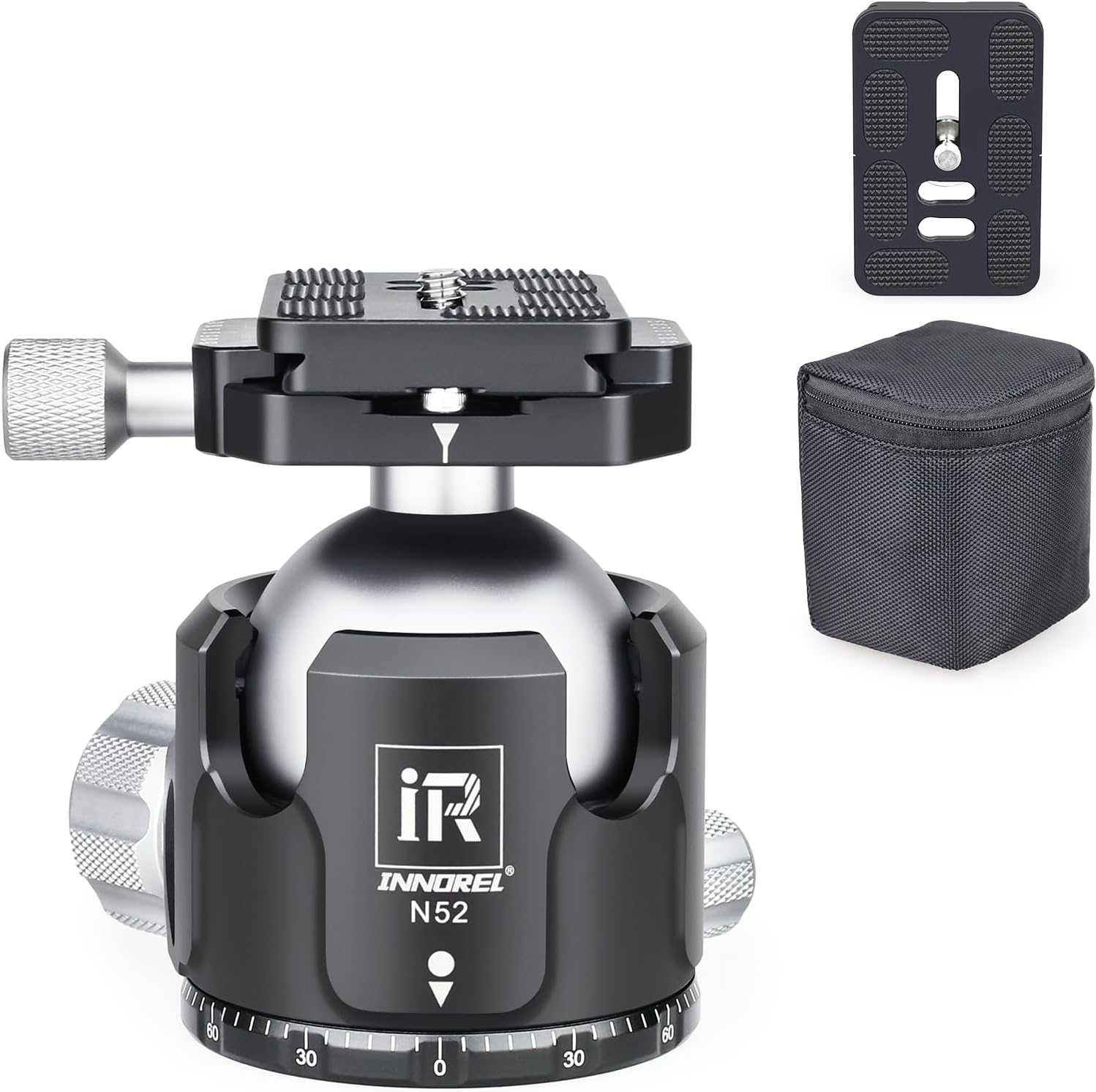 Neewer Panoramic Quick Release Plate, 360° Scaled Panning Head Camera ...