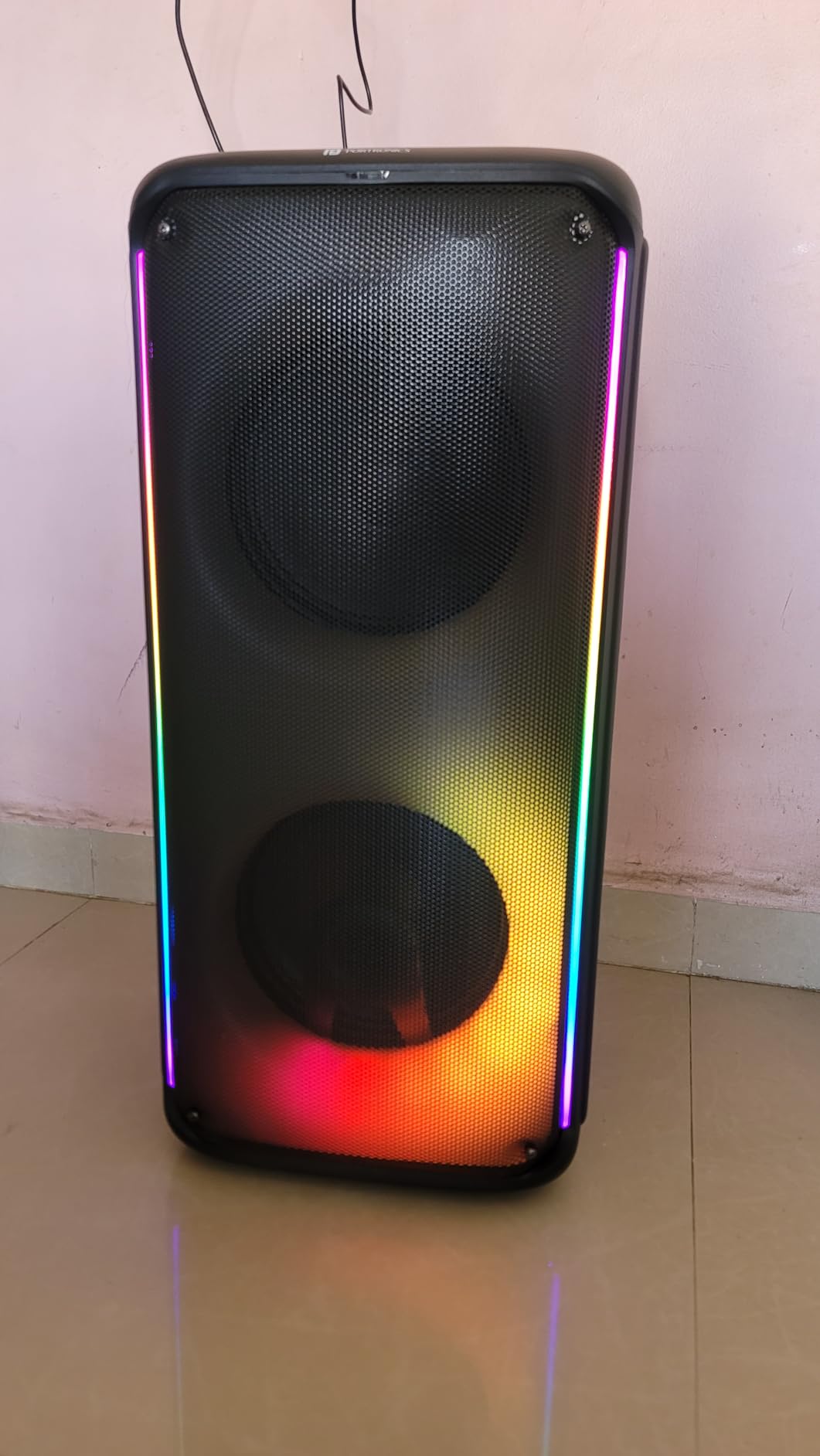 Portronics Iron Beats 250W Wireless Bluetooth Party Speaker with ...