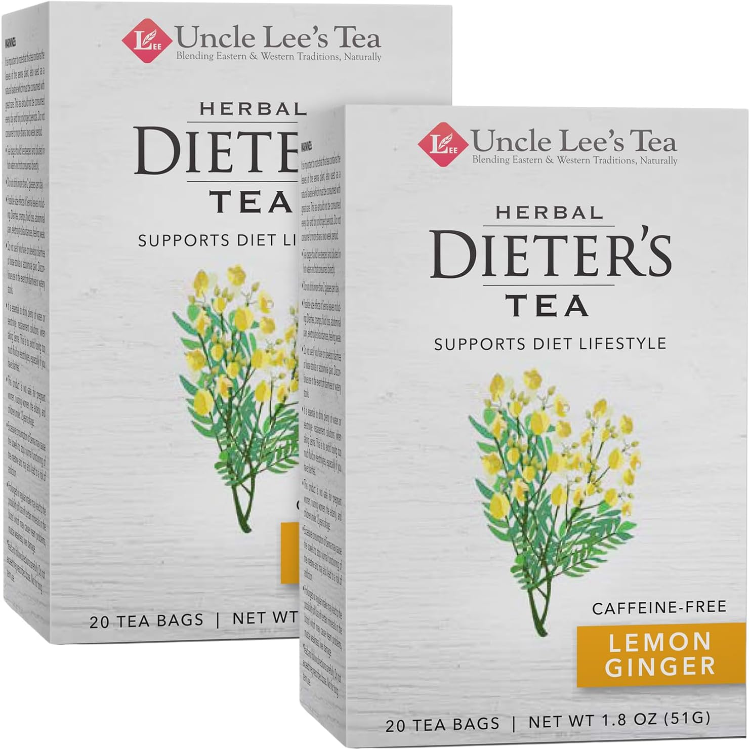 Amazon.com : Uncle Lee's Tea China Green Dieters Tea Caffeine Free, 2. ...