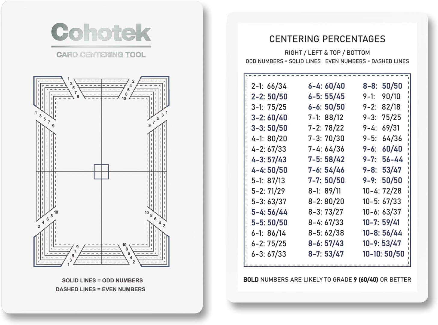 Printable Card Centering Tool - Printable Cards