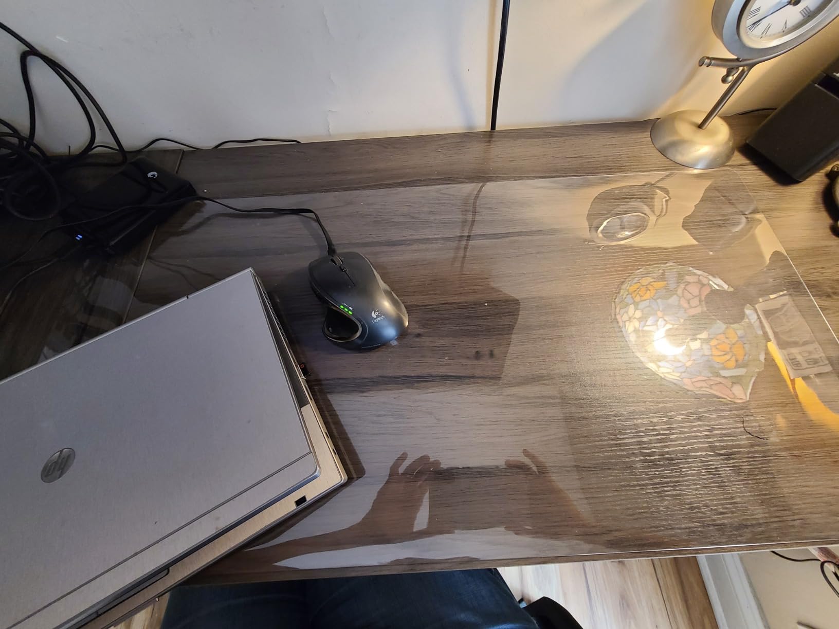 Amazon.com : LBJFYHJN Clear Desk Mat, Non-Slip PVC Clear Desk Pad, Desk ...