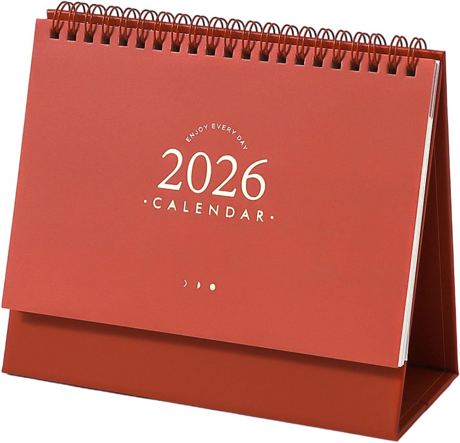2026 Desk Calendar Twin-Coil Binding Paper Calendar Writing Pad 16 ...