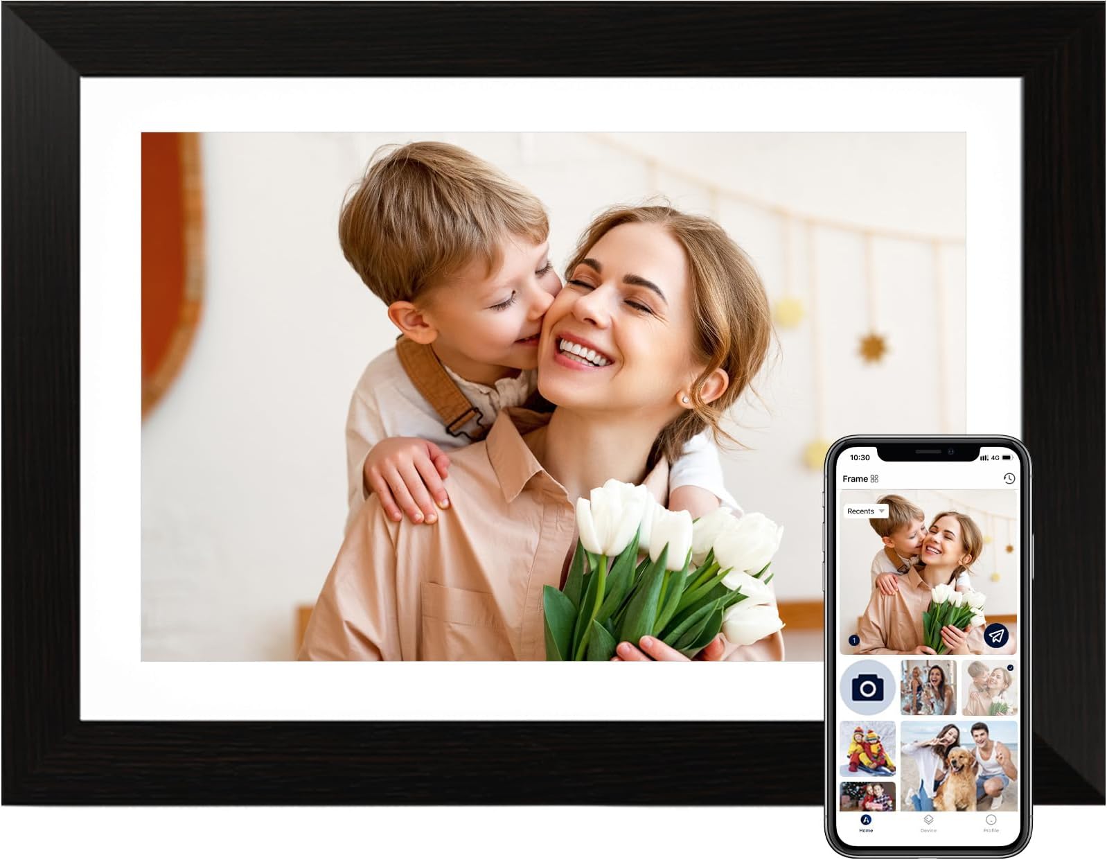 Amazon.com : Kodak Easyshare P720 Digital Picture Frame with Home Decor ...