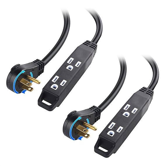 Amazon.com: [ETL Listed] Cable Matters 2-Pack 3-Outlet Power Strip ...