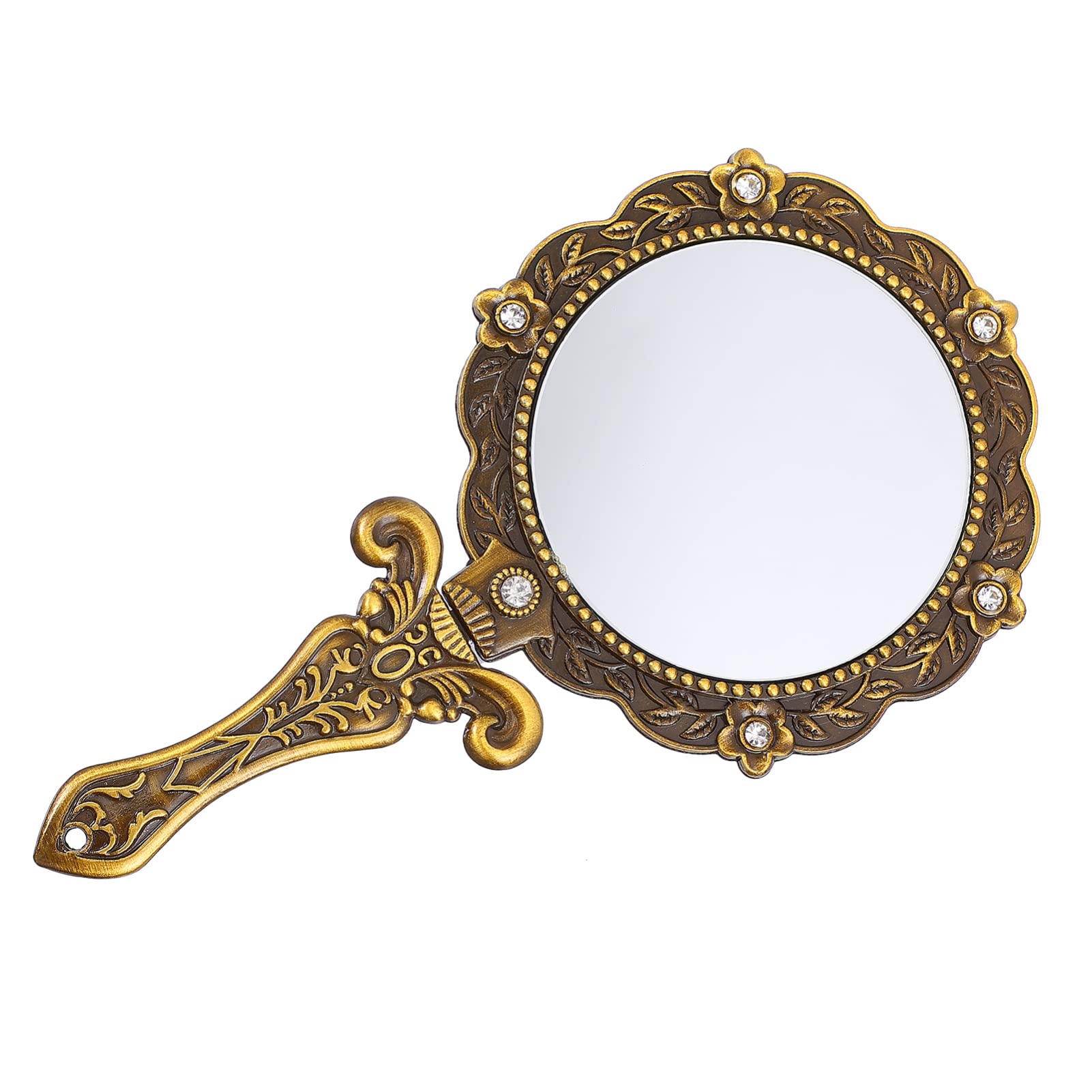 Antique Hand Mirror Drawing Uonlytech Makeup Mirror Vintage Hand