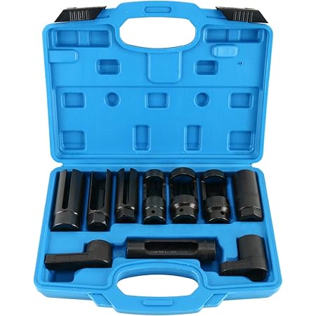 Amazon.com: 8MILELAKE 10pcs Oxygen Sensor Socket Set Sensor Oil ...