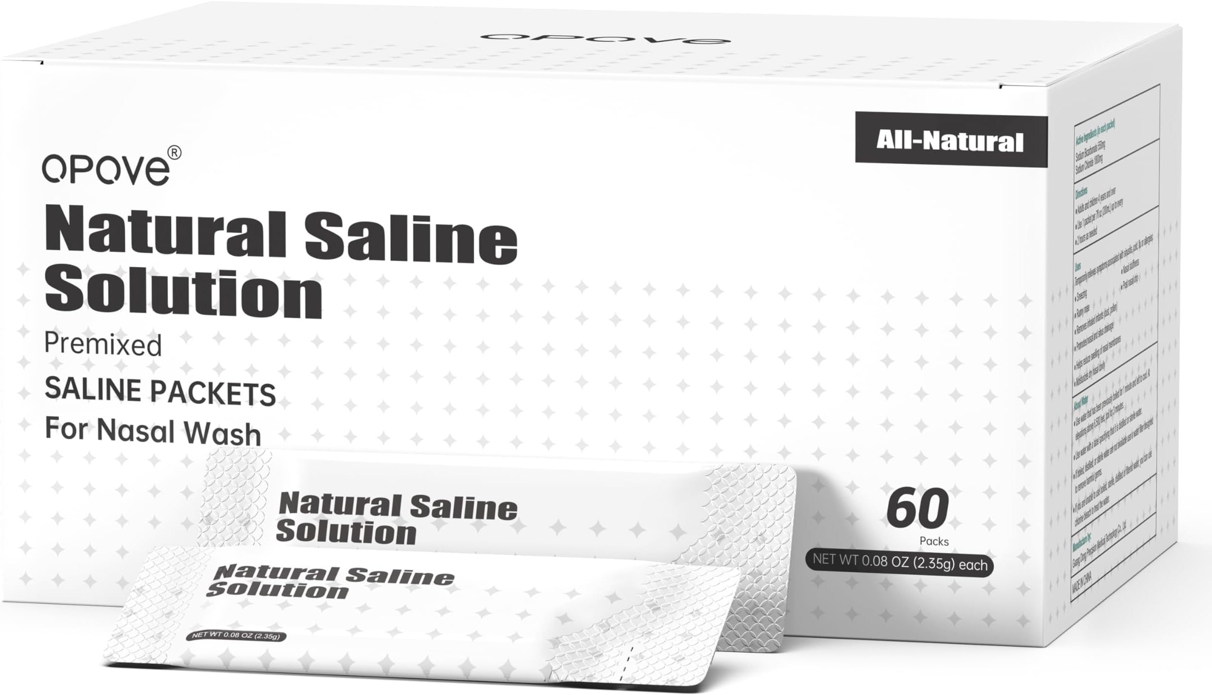 Amazon.com: FireAnt Saline Packets for Sinus Rinse, 100 Premixed Neti ...