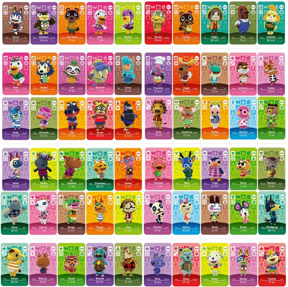 New Villager Animal Crossing NFC Tag Card Compatible with Switch/Switch ...
