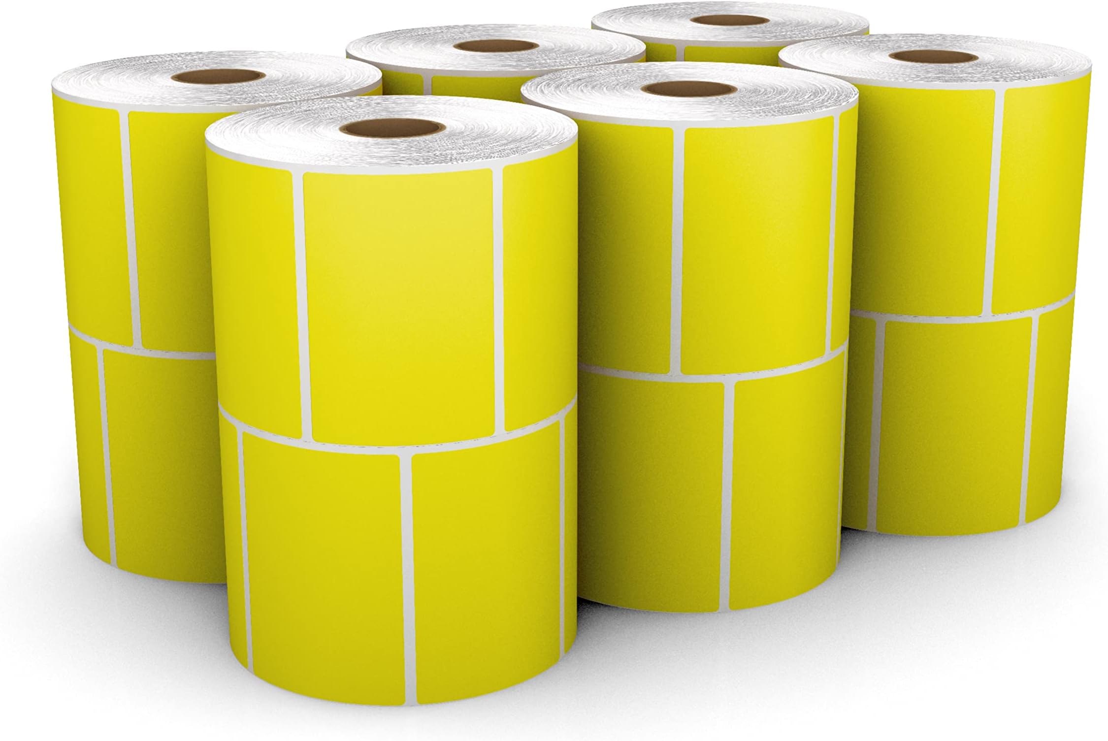 Amazon.com : 3” X 2" Direct Thermal Perforated Stickers Labels for ...