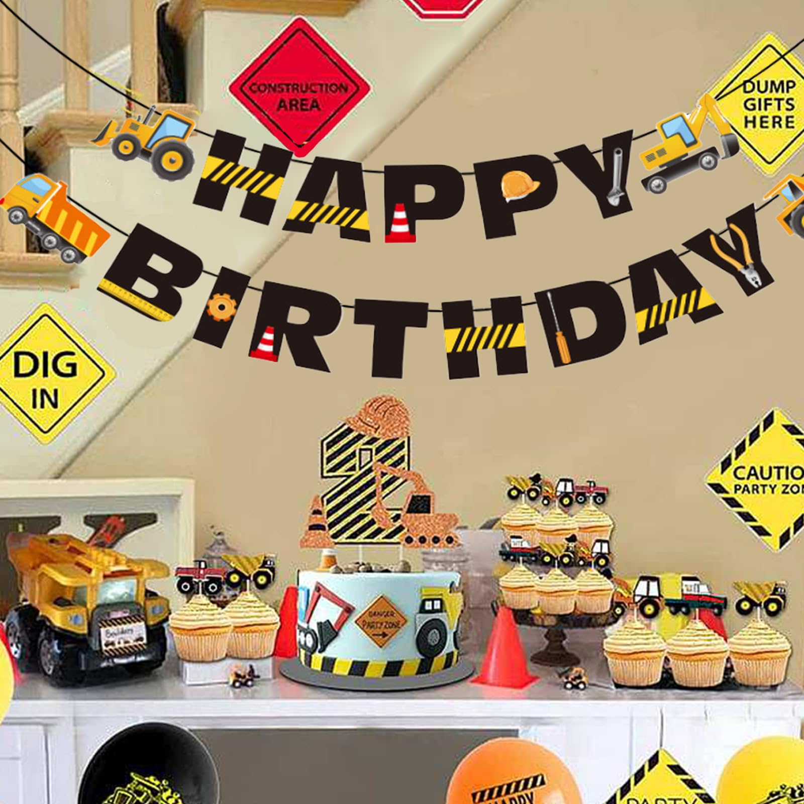 Construction Birthday Banner Ideas Construction Birthday Party Welcome