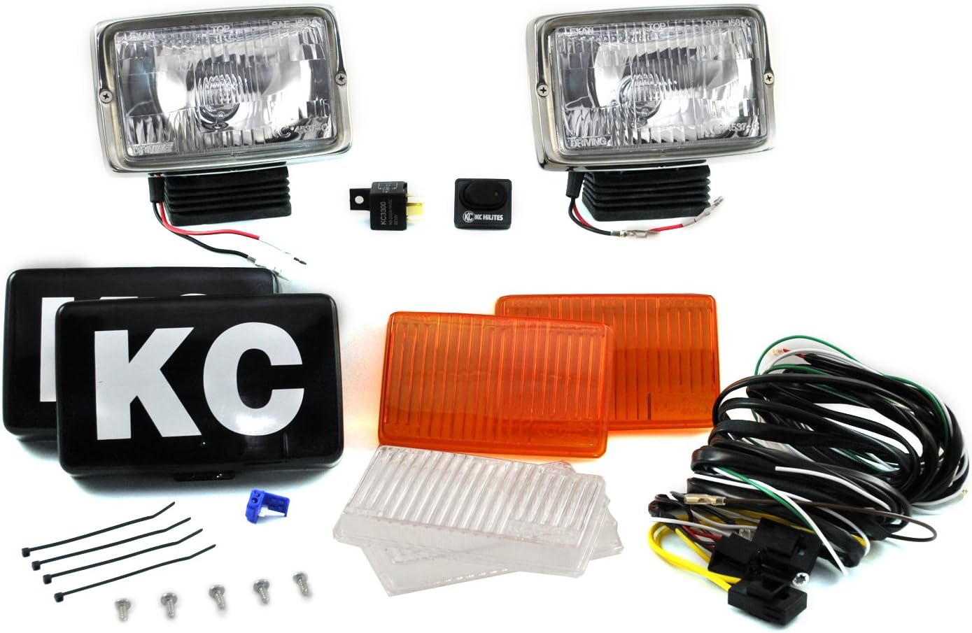 KC HiLiTES 785 Stainless Steel 55-Watt All Season Light System ...