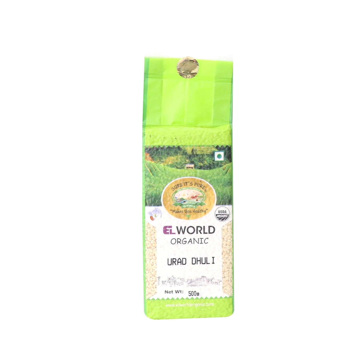ELWORLD AGRO & ORGANIC FOOD PRODUCTS Urad Split Washed/Urad Dhuli 2.5kg ...
