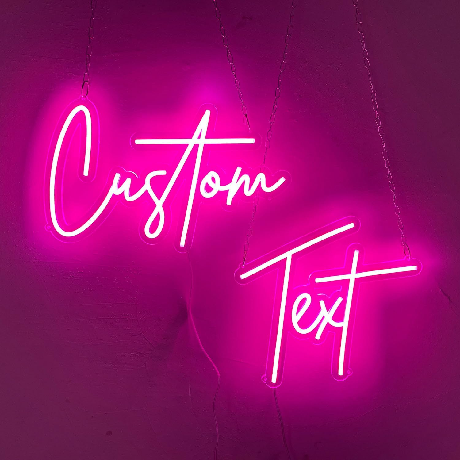 Amazon.com : WNAKSEN Custom Neon Signs, Movable Personalized Large Neon ...