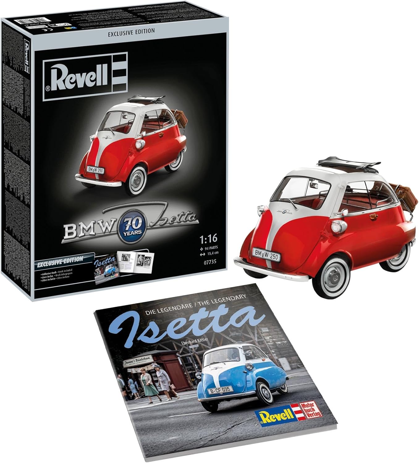 Amazon.com: Revell 07735 BMW Isetta 250-70th Anniversary Exclusive EDI ...