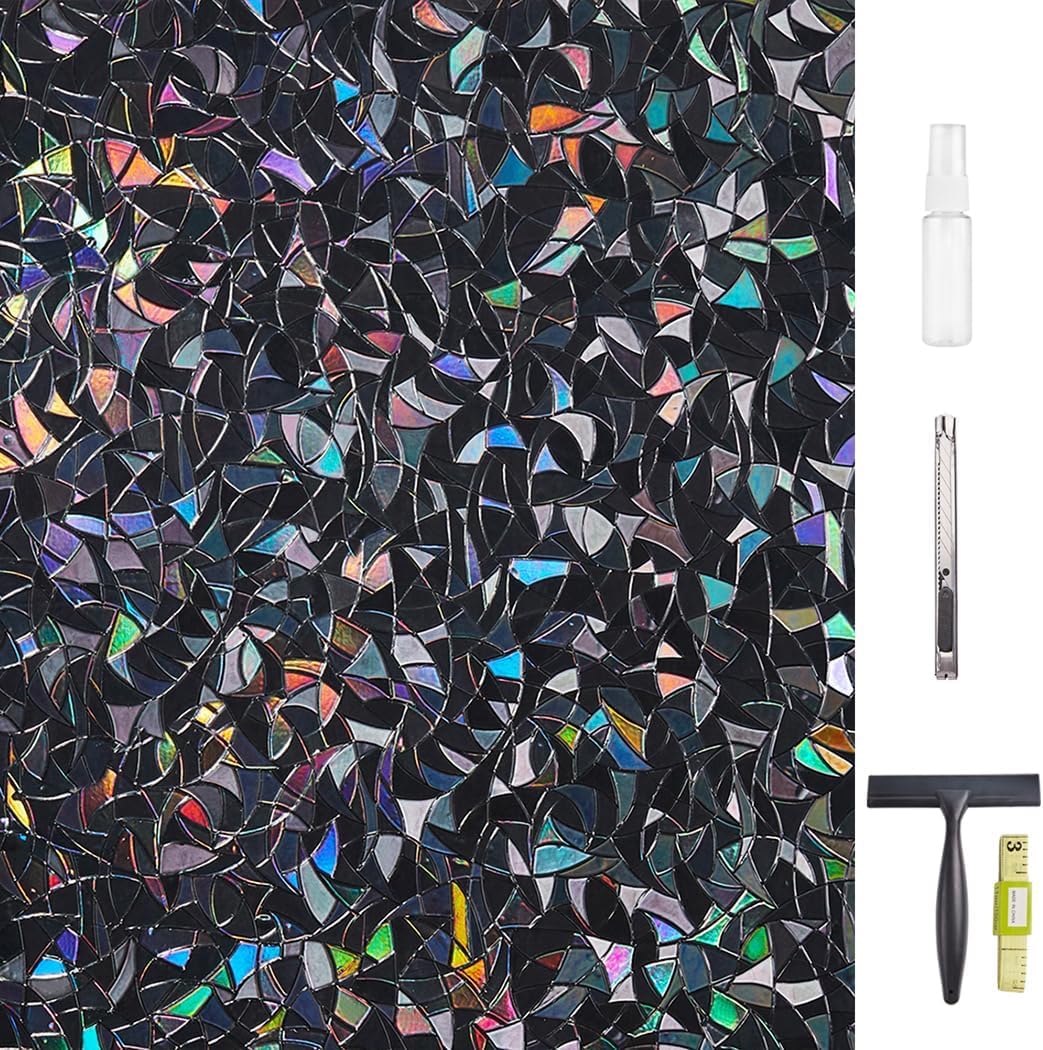 Amazon.com: LEMON CLOUD Window Privacy Film Total Blackout Decorative ...