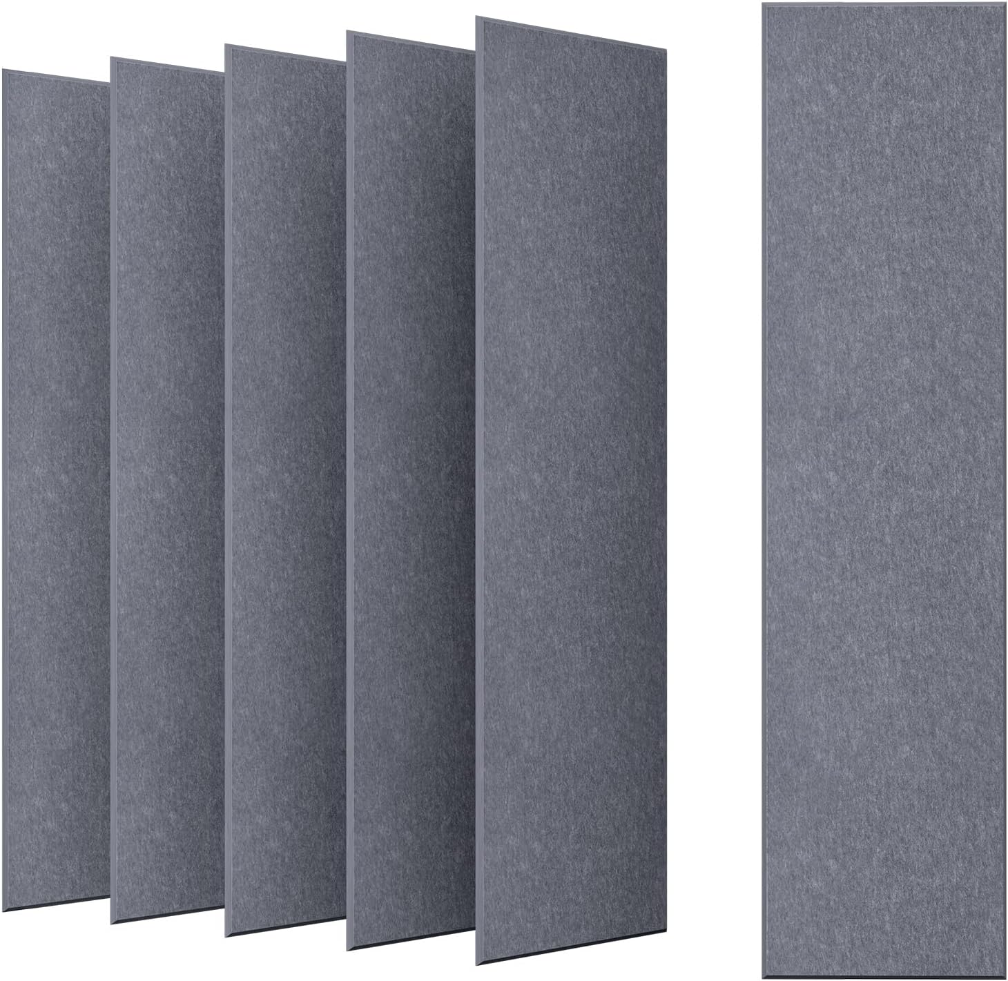 Amazon.com: DrKlang 6 Pack Acoustic Panels, 47.2" x 11.8" Decorative ...