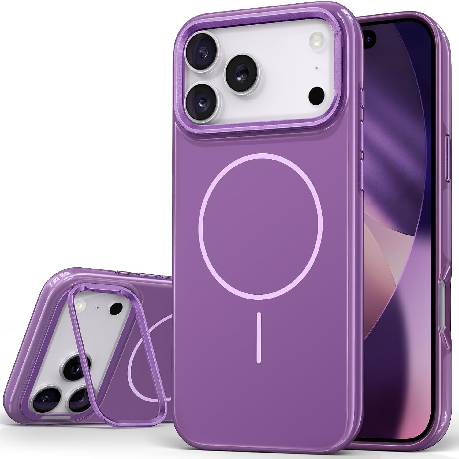 Amazon.com: Vihibii for iPhone 17 Pro Case with Adjustable Stand ...