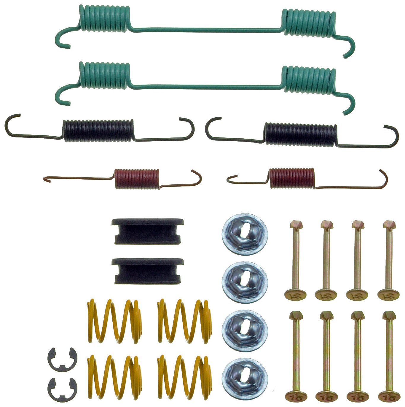 Amazon.com: Dorman HW7263 Rear Drum Brake Hardware Kit Compatible with ...
