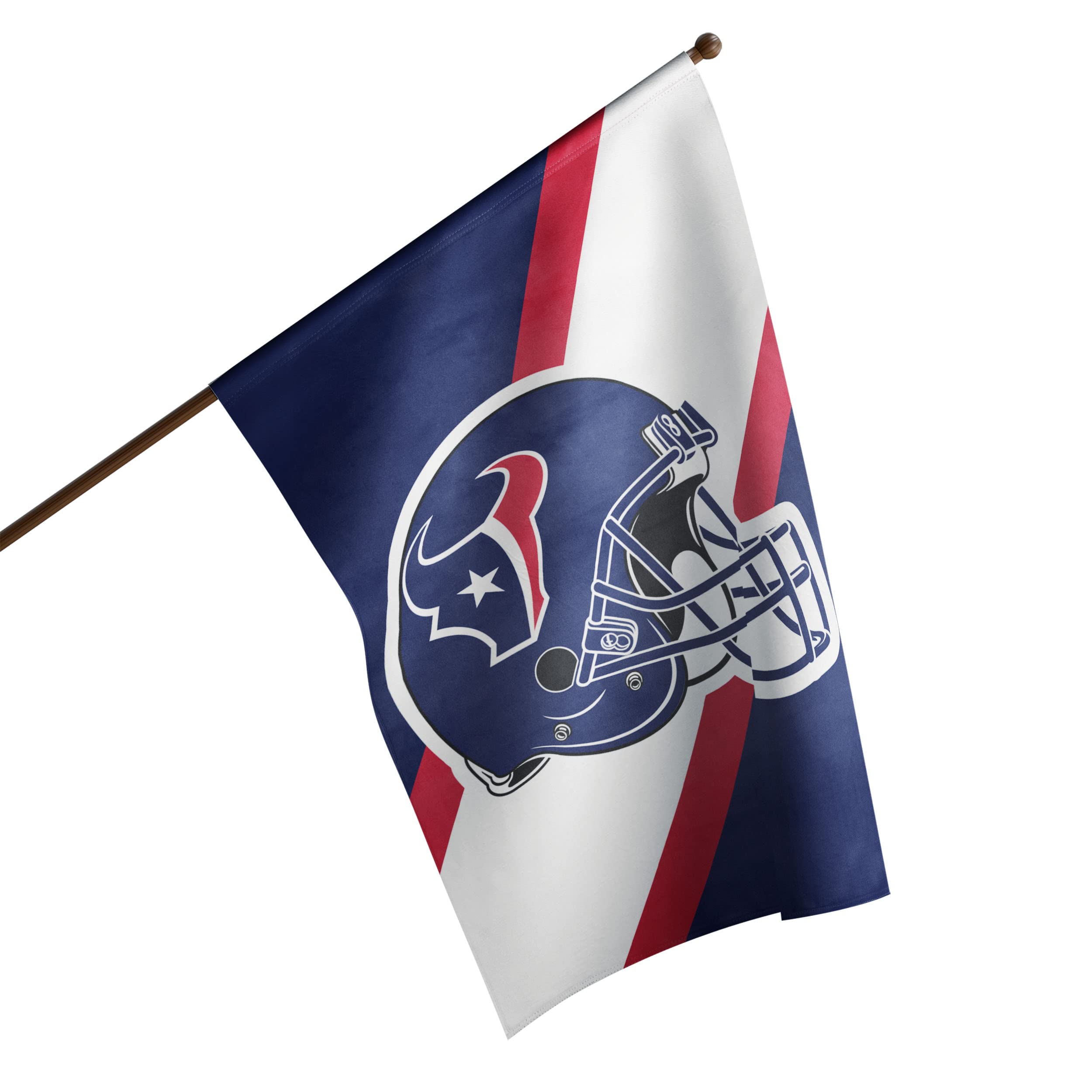 Snapklik.com : Houston Texans NFL Helmet Vertical Flag