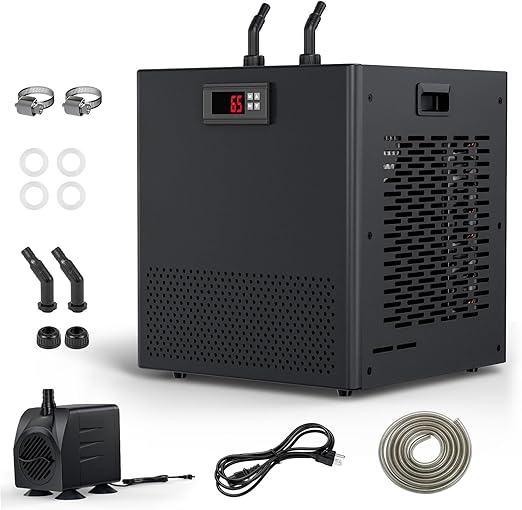 Amazon.com: JJJ Aquarium Chiller 79Gal 1/3 HP Water Chiller for ...