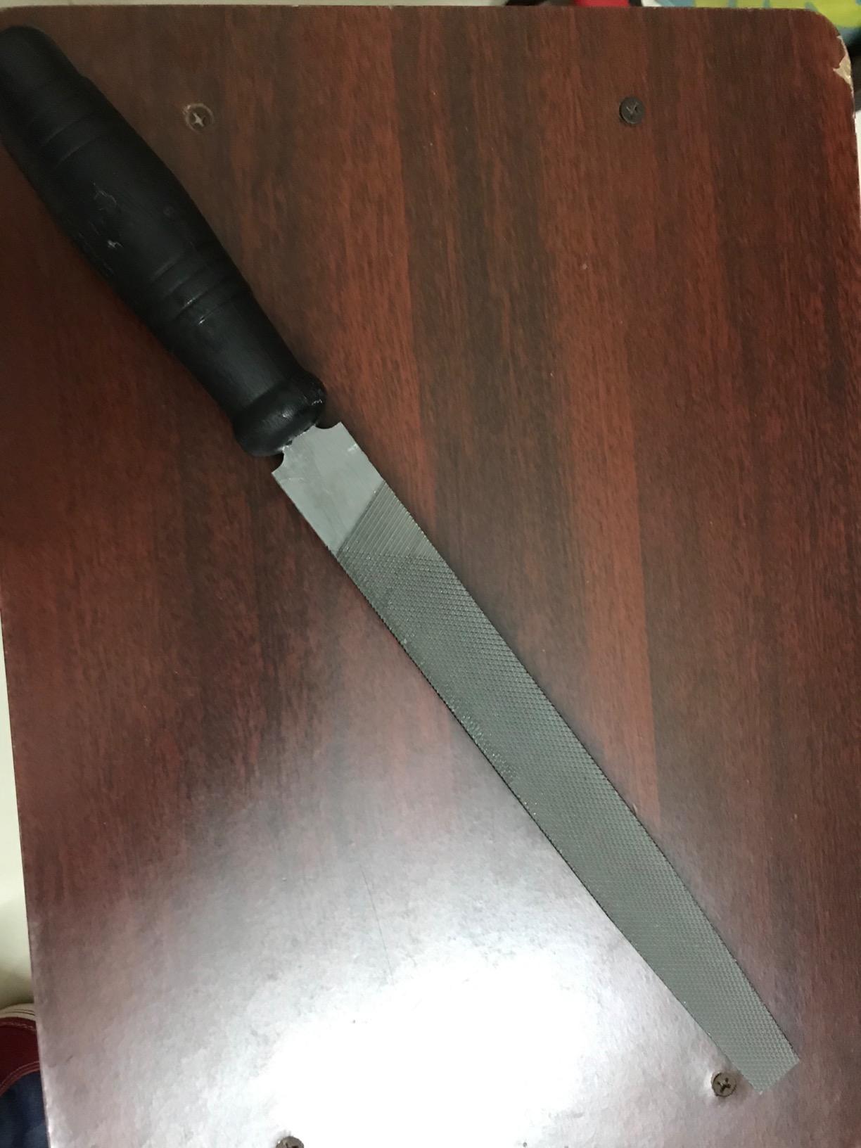 Files Machinist Rough (Bastard Cut) Flat File with PVC Handle (250mm ...