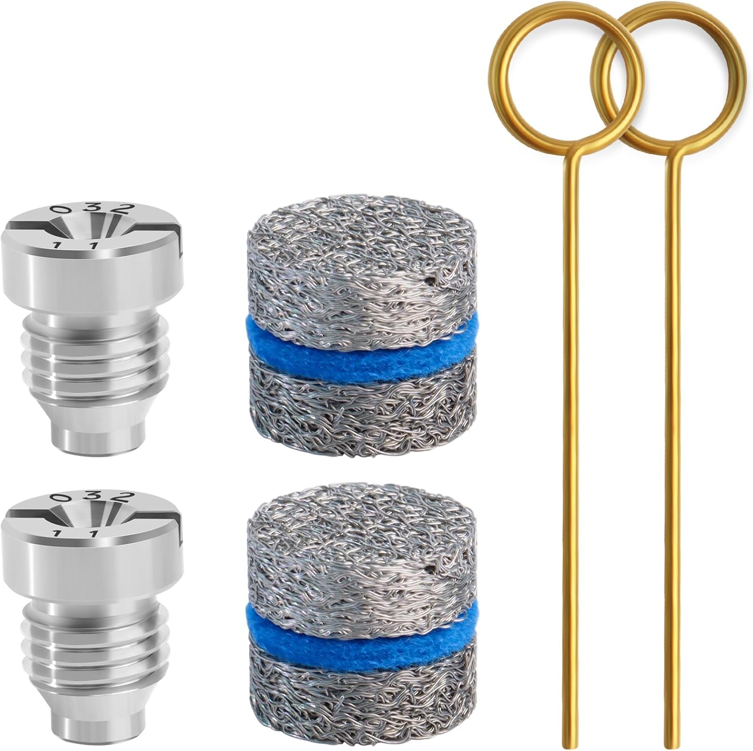 Amazon.com: 1.1 mm Foam Cannon Orifice Nozzle and Foam Maker Meshes Kit ...