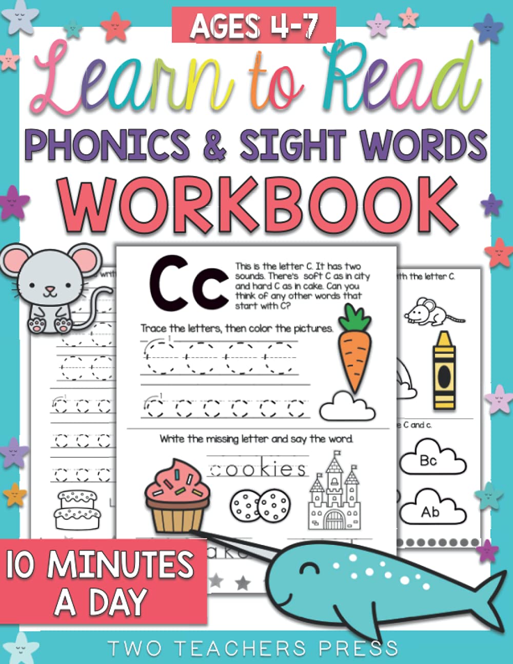 Learn to Read: Phonics Activity Workbook for Beginning Readers | Learn ...