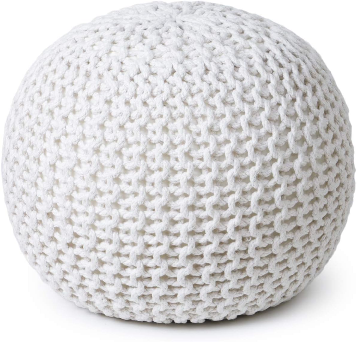 Amazon.com: Artisans Of India Round Footrest Poof Stool Accent Pouffe ...