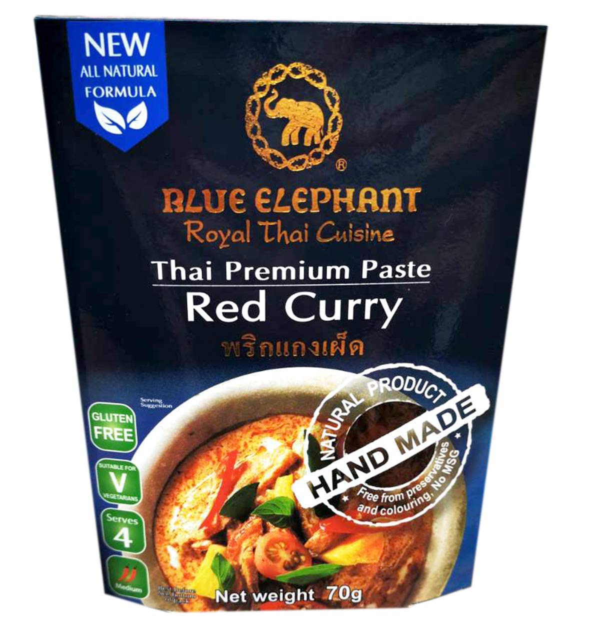 Amazon.com : Blue Elephant royal thai cuisine Red Curry Paste 70 G ...