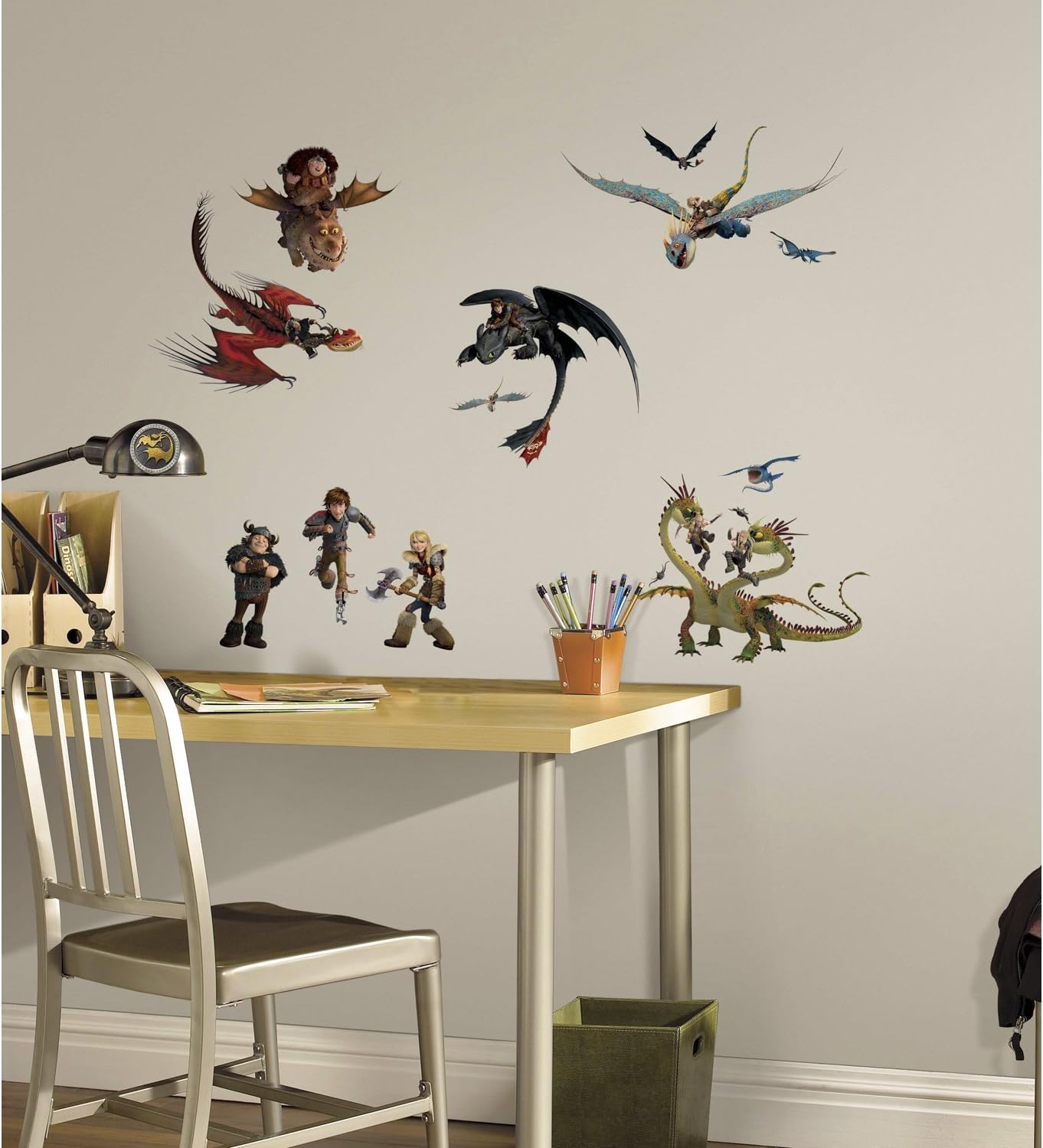 Amazon.com: RoomMates How to Train Your Dragon 2 Peel and Stick Wall ...