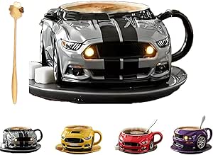 Amazon.com: TYRSDDS Handmade Ceramic Car Shaped Coffee Cup, Fun Car ...