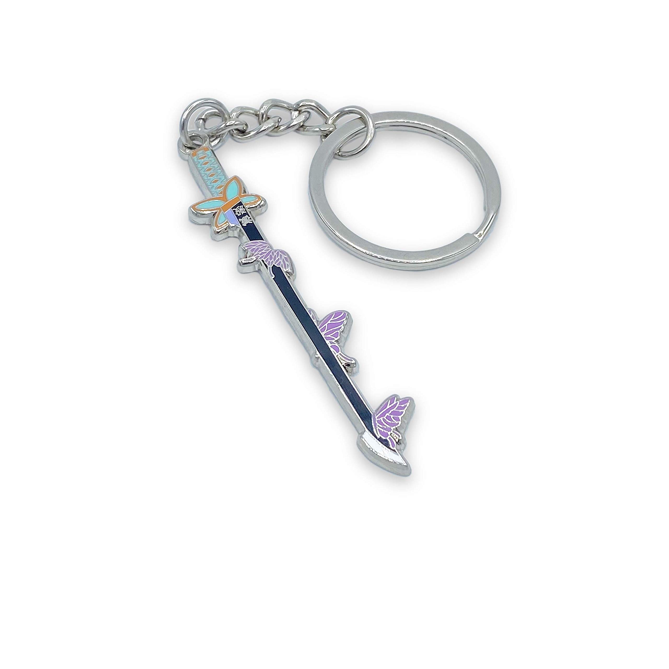 Demon Slayer Kimetsu No Yaiba Shinobu Keychain Insect Breathing ...