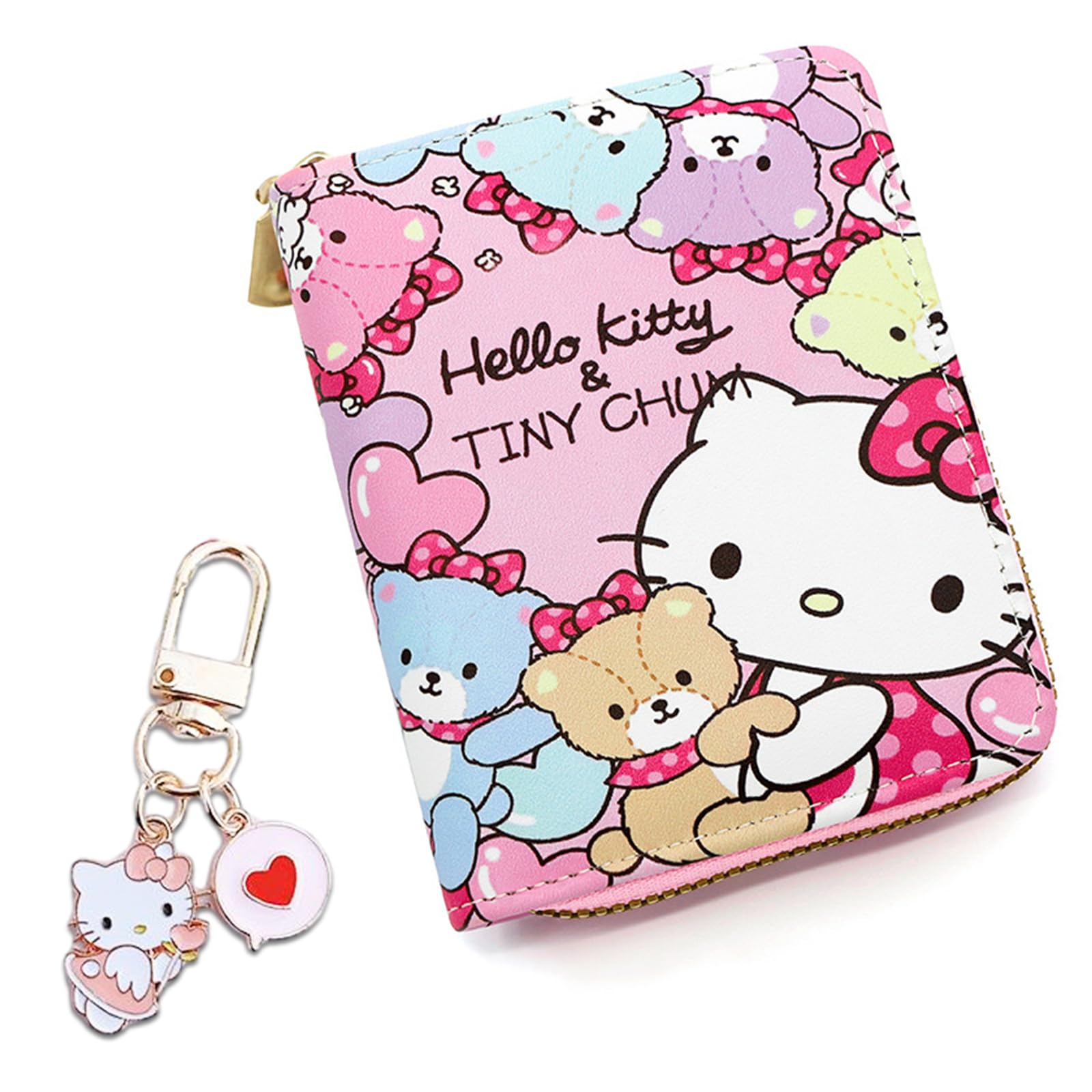 Amazon.com: Cute Cartoon Wallet for Women and Girl, Small PU Leather ...
