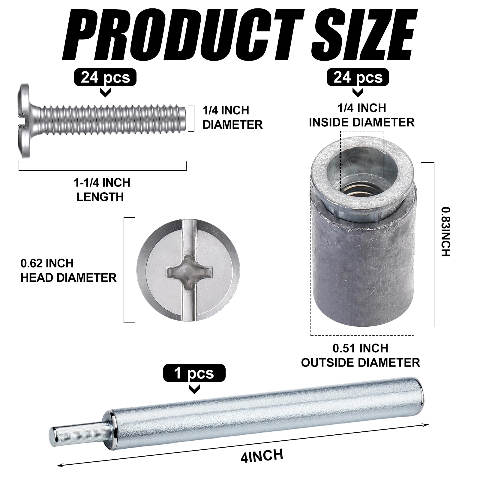 Snapklik.com : MorningRo 49 Piece Kit - Hurricane Shutter Hardware ...