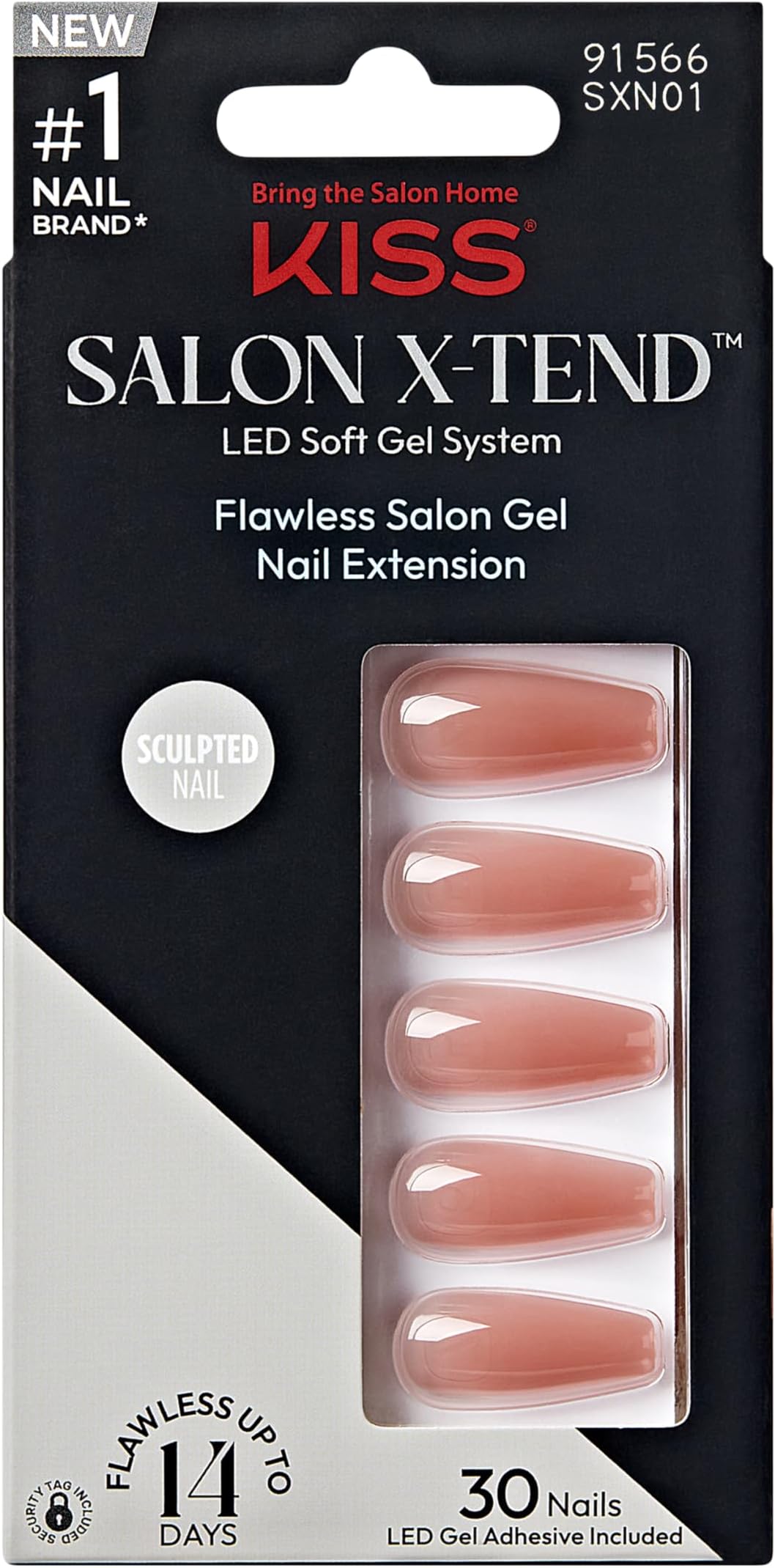 Amazon.com: KISS Salon X-tend, Press-On Nails, Nail glue included ...