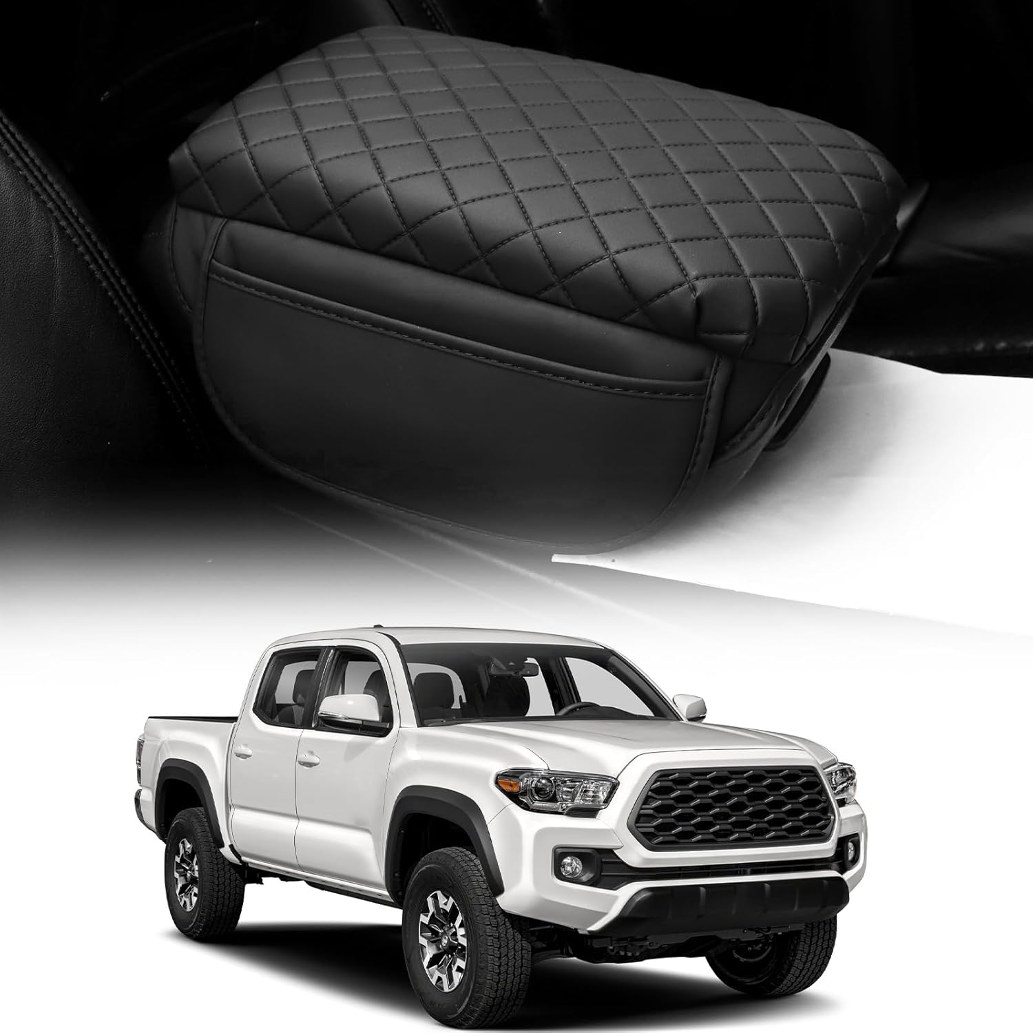 Amazon.com: Console Cushion Cover for Toyota Tacoma 2016-2023 SR SR5 ...