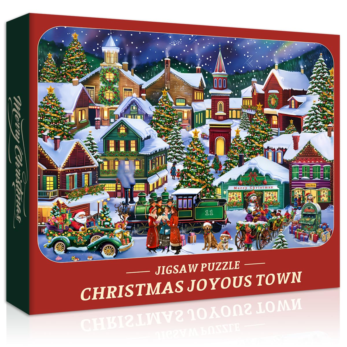 Amazon.com: Christmas Puzzles for Adults 1000 Pieces, Christmas ...