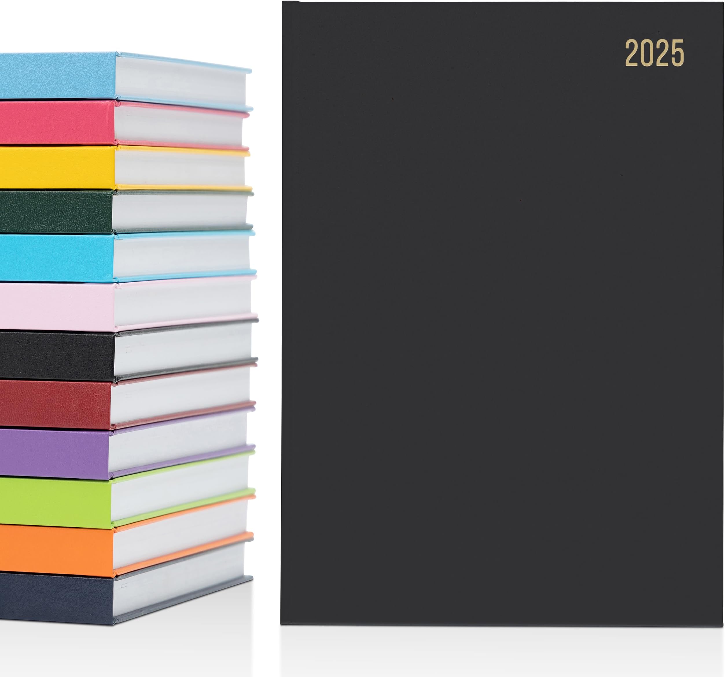 evelay 2025 Diary A4 Week to View Hardback Planner Organiser Journal ...