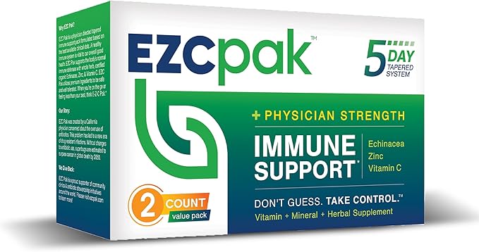 Amazon.com: EZC Pak 5-Day Tapered Immune Support with Echinacea ...